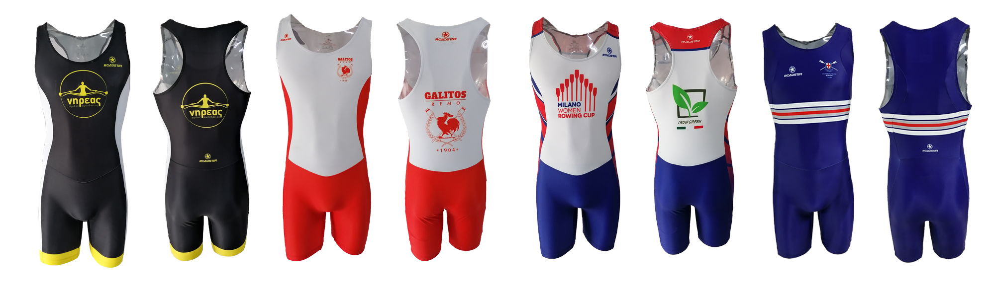 Custom one piece rowing unisuit -Roadstar Sporting Goods