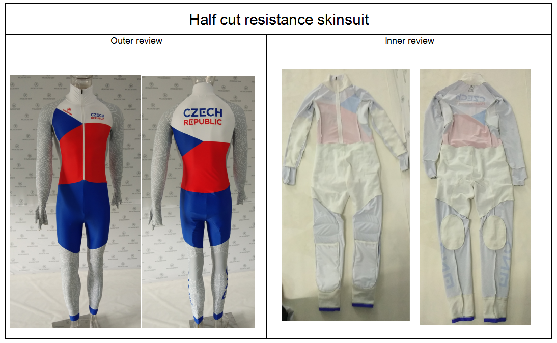 Custom Half semi Cut resistant Short Track Speed Skating Suits ...